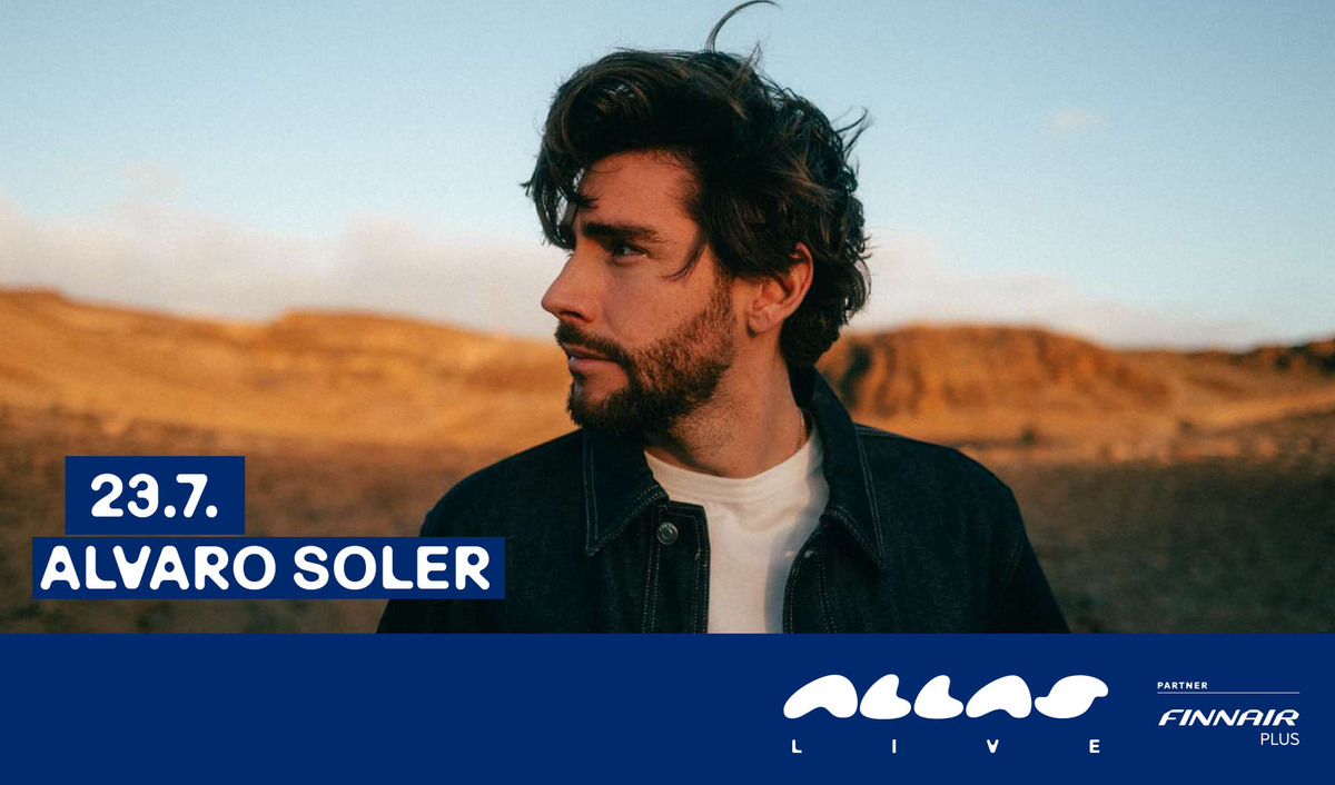 Allas Live Álvaro Soler 23.7.2026 | Finnair Shop
