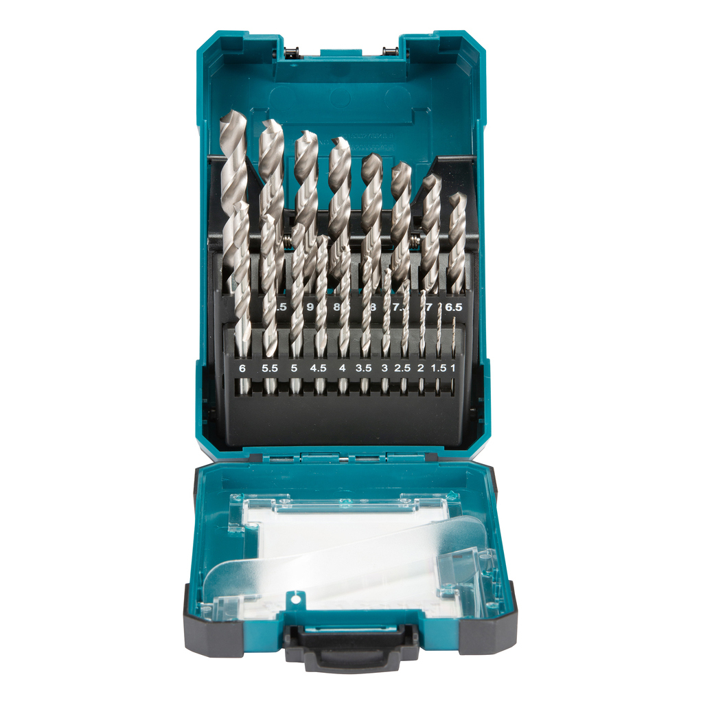Makita D-67549 Metal drill bit set HSS-G, 19 parts | Finnair Shop