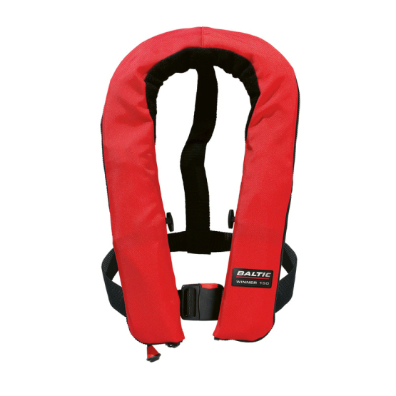 Baltic Winner 150N Inflatable life vest 40-150 kg Red | Finnair Shop